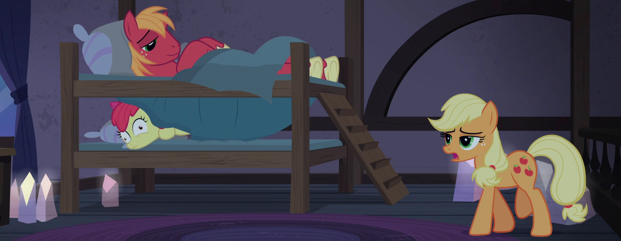 #3624211 - safe, composite screencap, edit, edited screencap, screencap, apple bloom, applejack ...