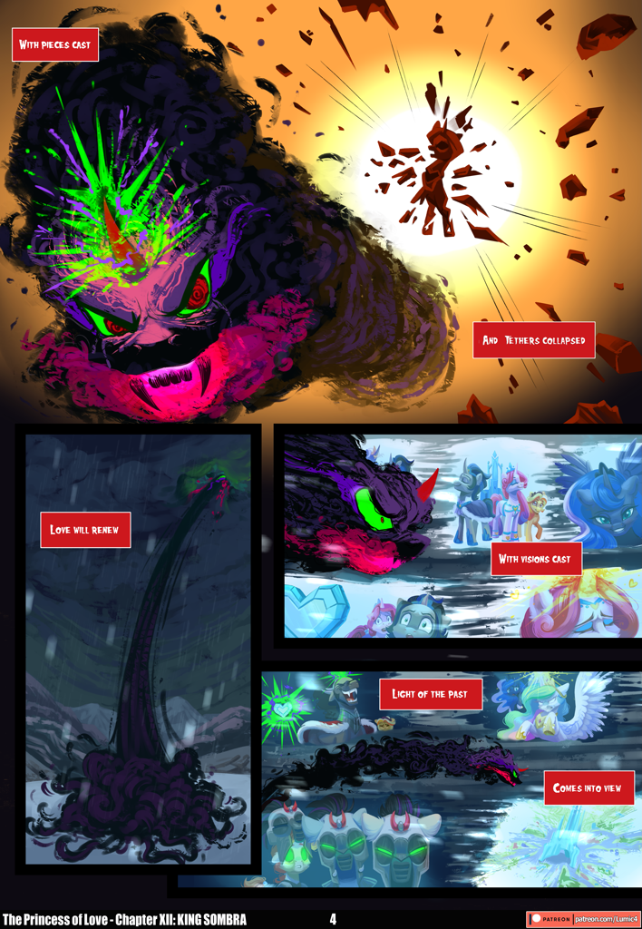 #3625148 - safe, artist:lummh, artist:teaflower300, king sombra ...