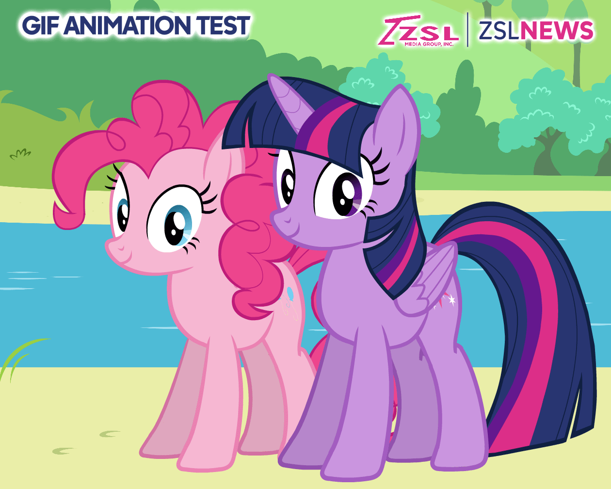 #3625164 - safe, artist:zslnews, pinkie pie, twilight sparkle, alicorn ...