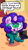 Size: 2160x3840 | Tagged: safe, artist:endercatcore, oc, oc only, oc:artshine aura, original species, plush pony, pony, unicorn, clothes, computer, glasses, hoodie, horn, indoors, laptop computer, linux, linux mint, looking at you, looking up, looking up at you, nonbinary oc, plushie, skirt, solo, speech bubble, sweat, sweatdrop, unicorn oc