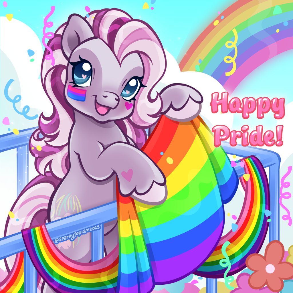 #3625406 - safe, artist:sparkytopia, wysteria, earth pony, g3, 2025 ...