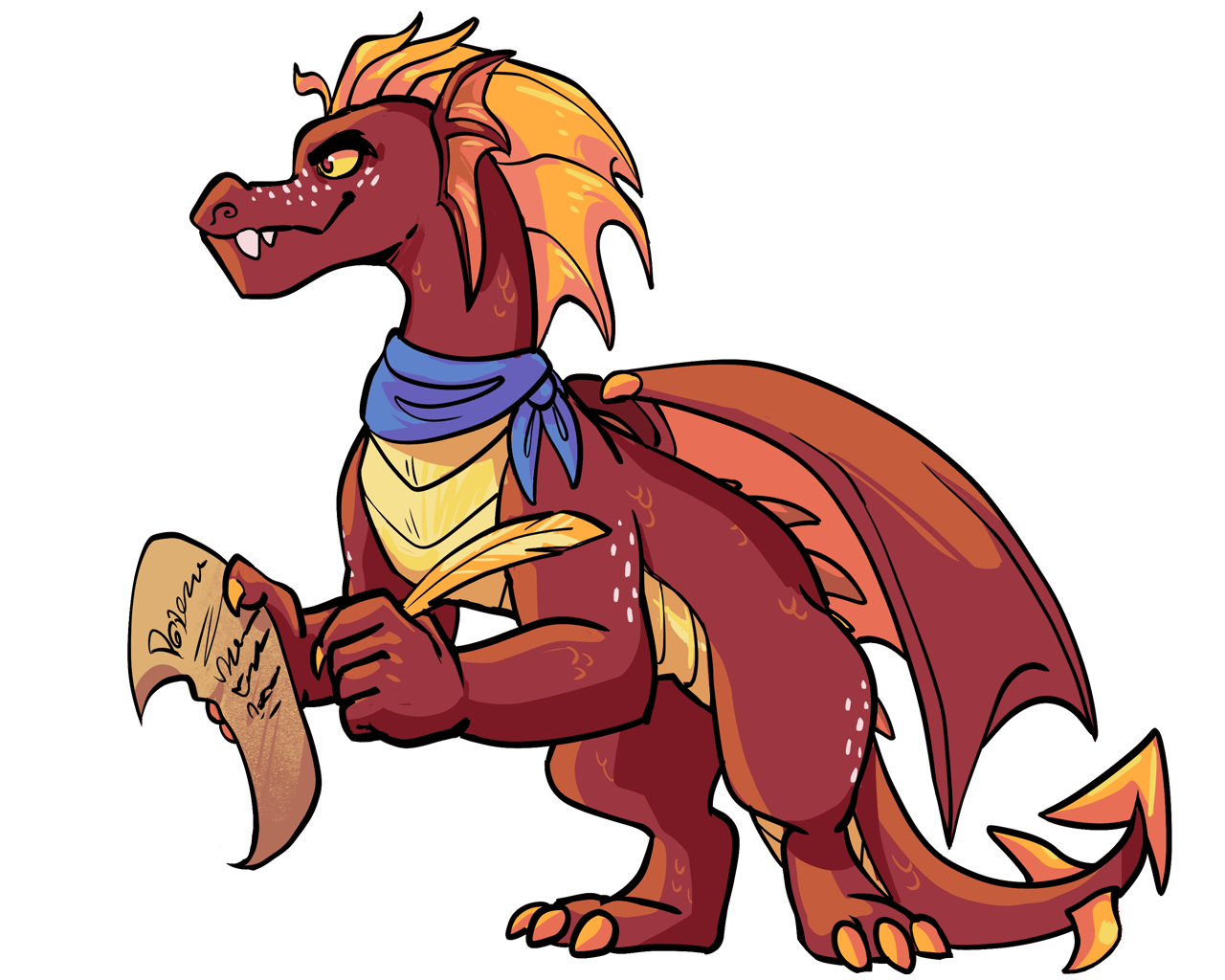 #3626226 - safe, artist:overlordneon, garble, dragon, g4, high res ...