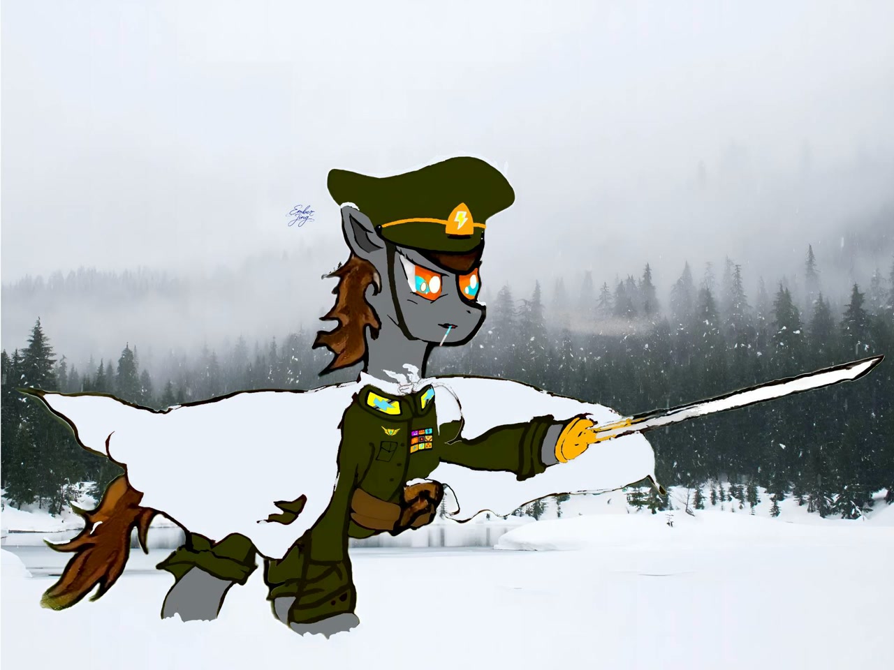 #3628095 - safe, oc, oc only, earth pony, pony, g4, cape, clothes ...