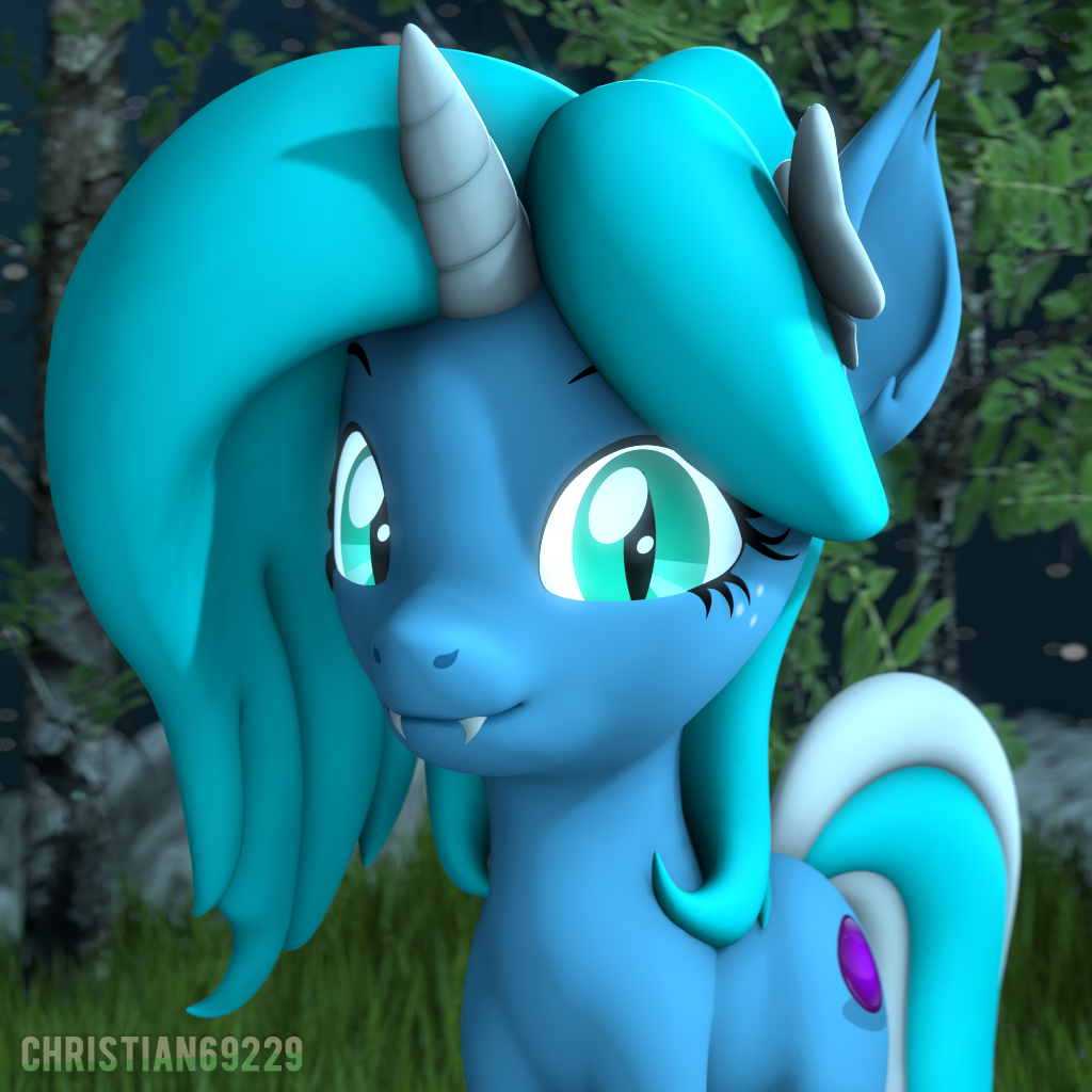 #3628238 - safe, artist:christian69229, oc, oc only, oc:tresha fluorescence, bat pony, bat pony ...