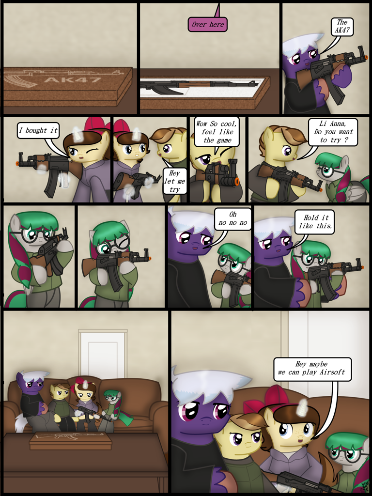 #3628922 - safe, artist:99999999000, oc, oc only, oc:firearm king, oc ...