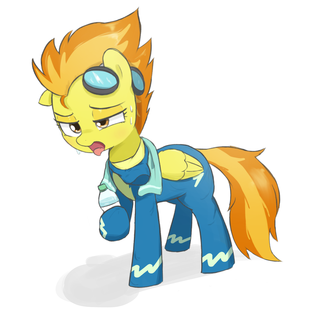 #3629633 - safe, artist:kamagi, spitfire, pegasus, pony, g4, clothes ...