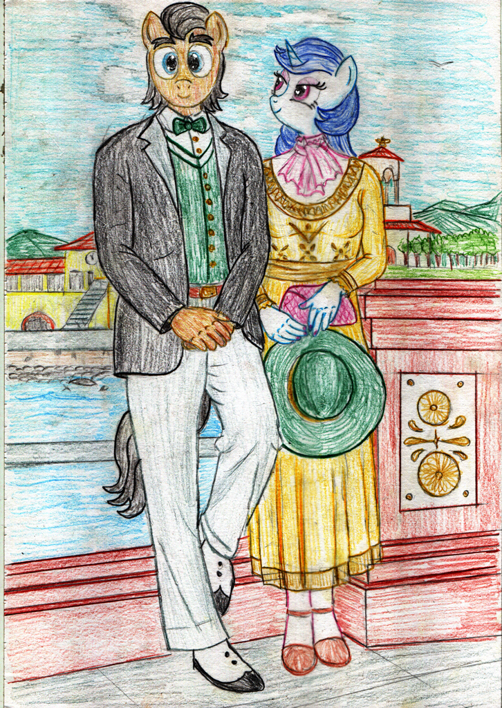 #3616731 - safe, artist:mildgyth, filthy rich, majesty, earth pony ...