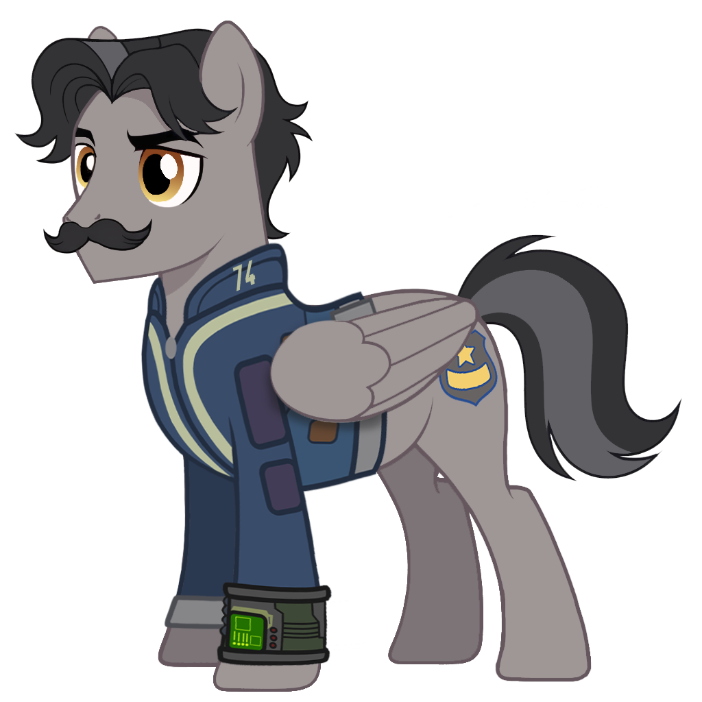 #3617152 - safe, artist:ponyversemusic, oc, oc only, oc:officer grey ...