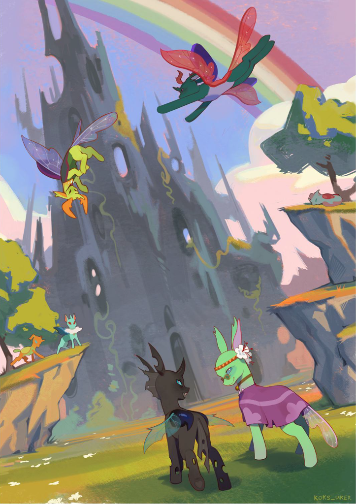 #3617333 - safe, artist:koks_uker, coracoid, cornicle, ocellus, pharynx ...