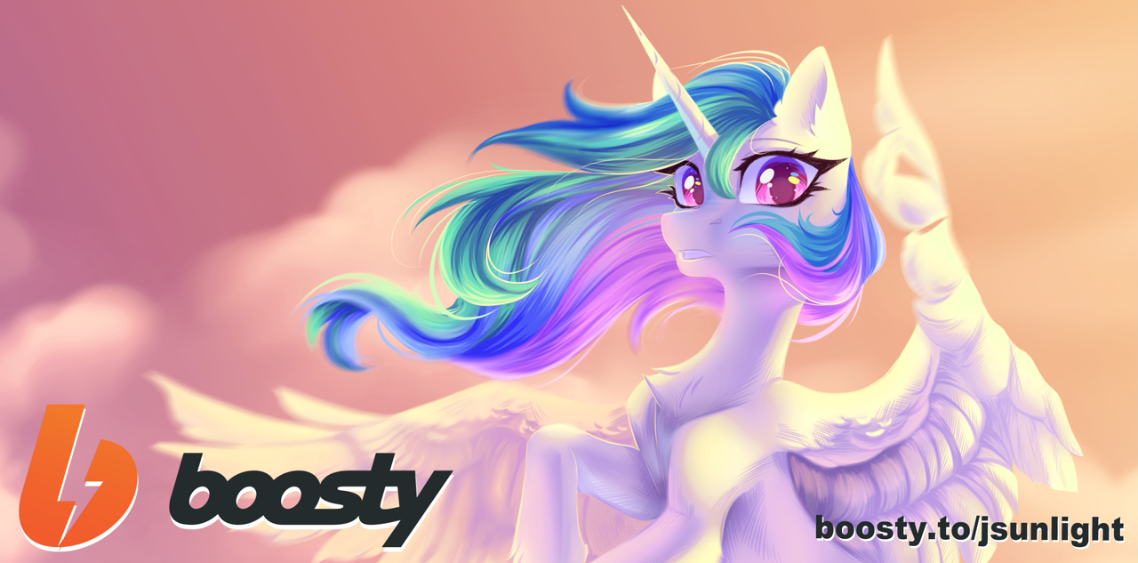 #3617414 - safe, artist:jsunlight, princess celestia, alicorn, pony, g4, advertisement in ...