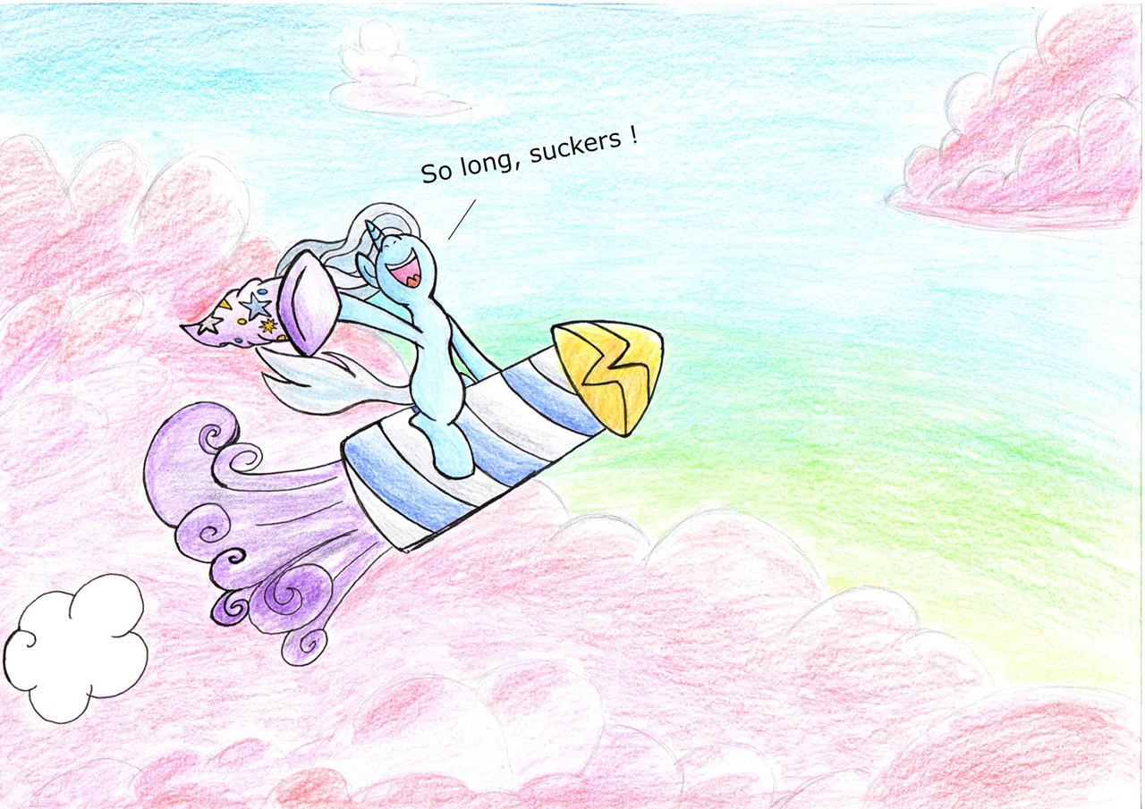#3617685 - safe, artist:fleximusprime, trixie, pony, unicorn, g4, atg ...