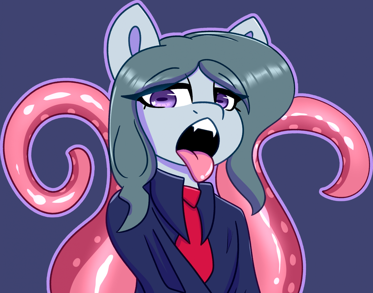 #3618126 - suggestive, artist:askhypnoswirl, oc, oc only, oc:doctor tent, clothes, commission ...