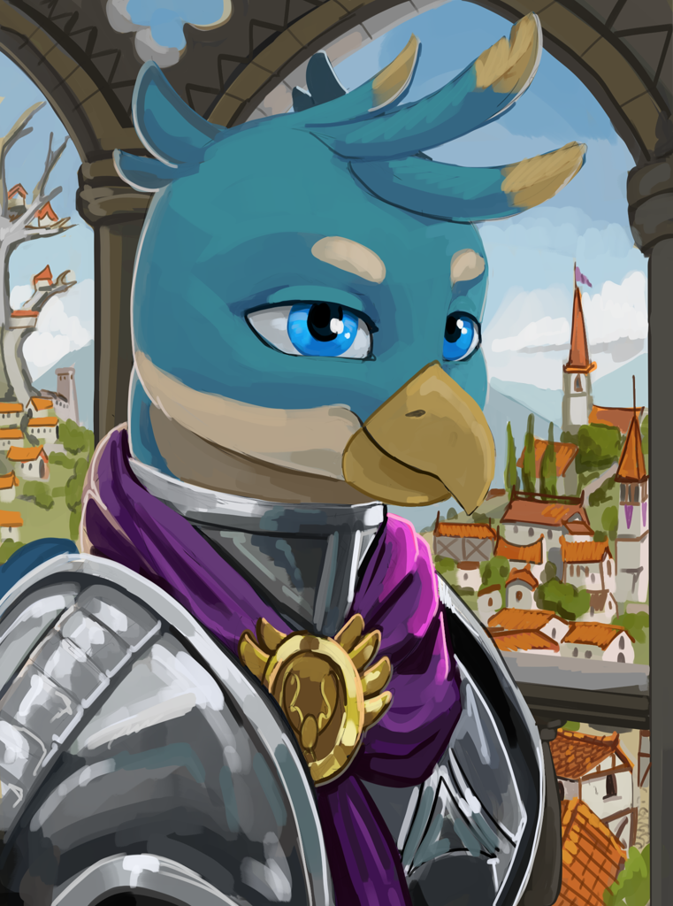 #3618527 - safe, artist:kelkessel, gallus, oc, oc only, oc:king guto ...