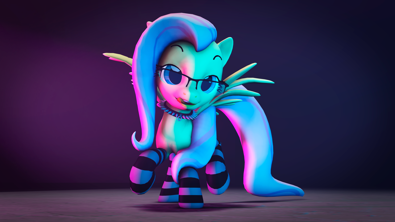 #3619020 - safe, artist:shark_vil, derpibooru exclusive, fluttershy, pegasus, pony, g4, 3d ...