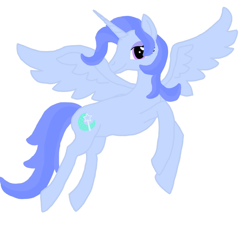 #3620874 - safe, artist:silverfishv9, oc, oc only, oc:blue moon (silverfishv9), alicorn, pony ...