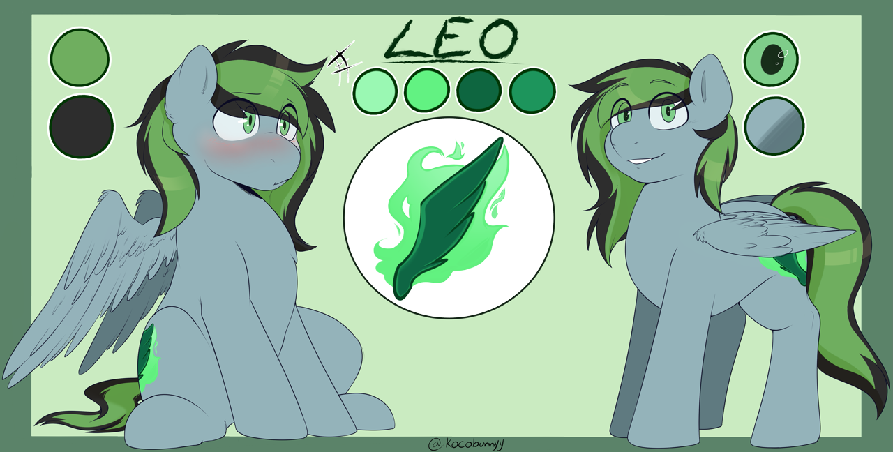 #3633017 - safe, artist:lexbunsfw, oc, oc only, oc:leo, pegasus, pony ...