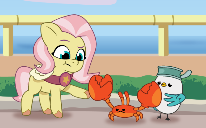 #3644721 - safe, artist:prixy05, kenneth, mcsnips-a-lot, oc, oc:flicker ...