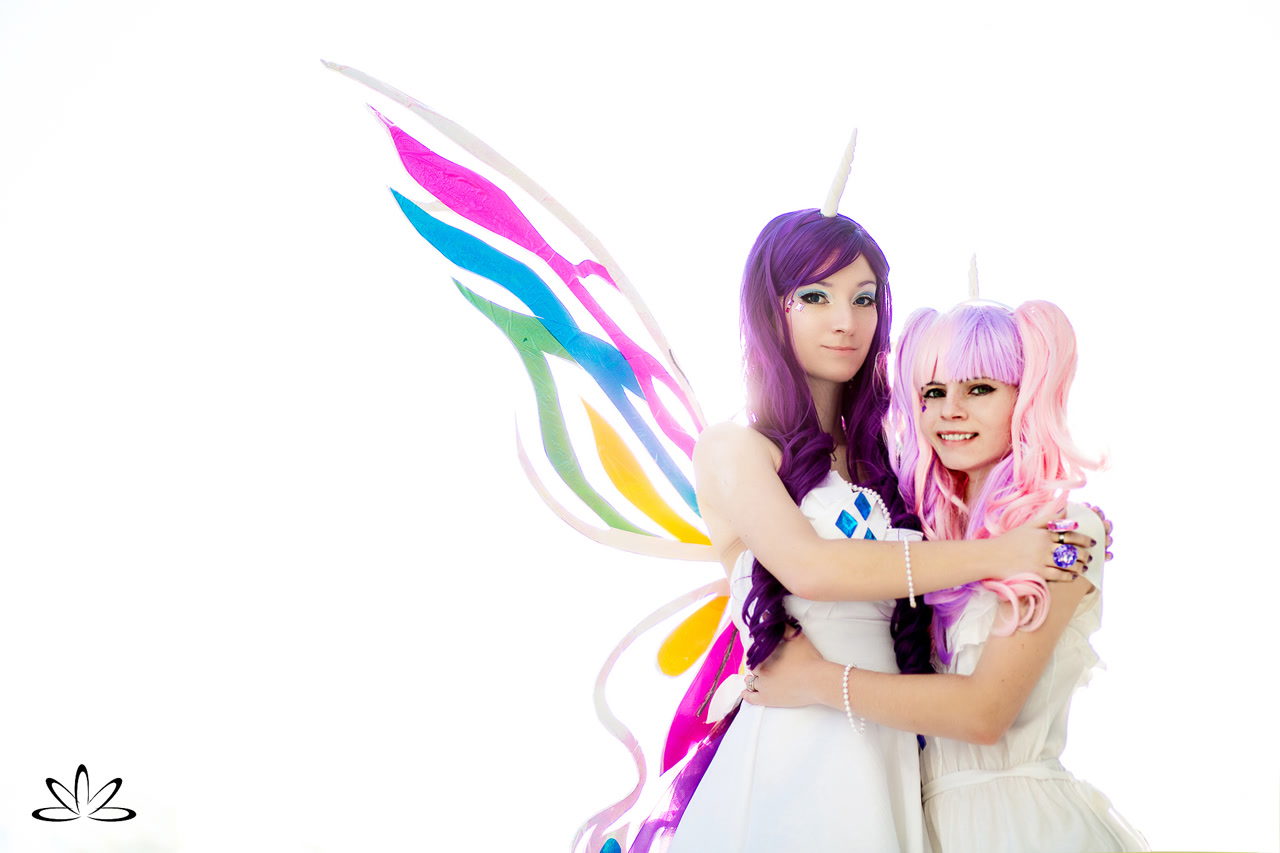 #3649596 - safe, artist:eclecticmaniac, rarity, sweetie belle, human ...