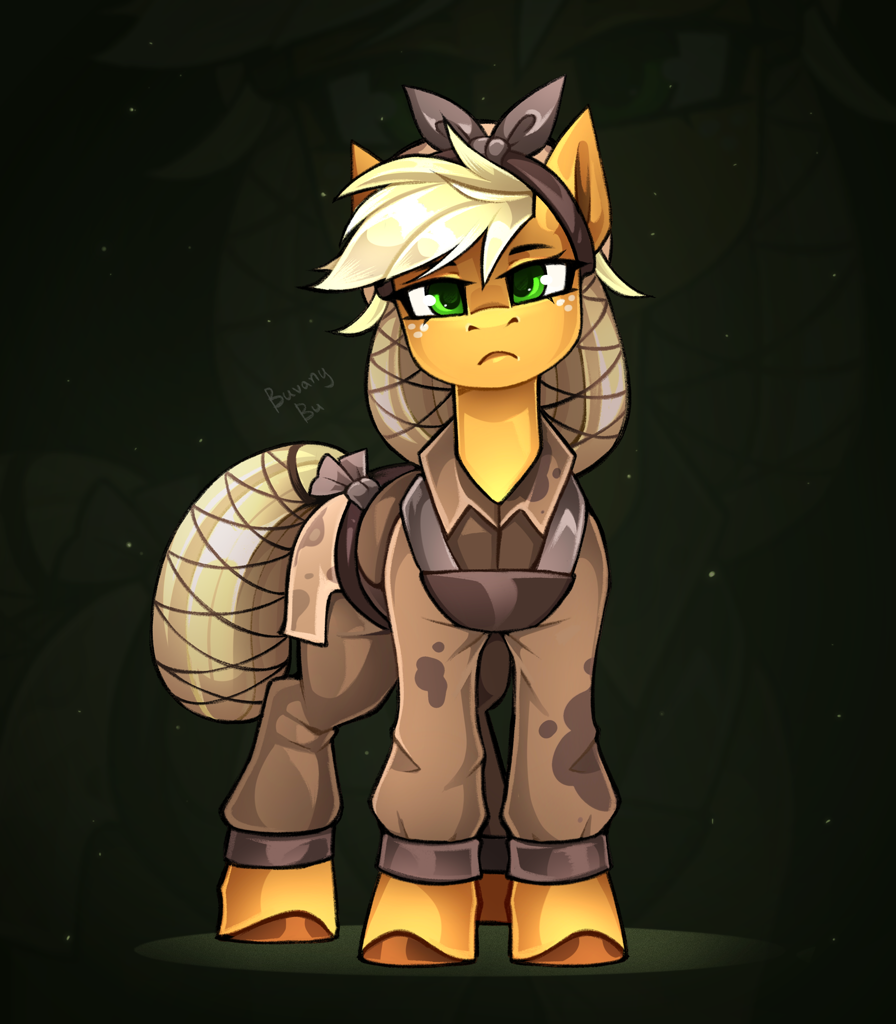 #3680112 - safe, artist:buvanybu, applejack, earth pony, pony, mlp fim ...