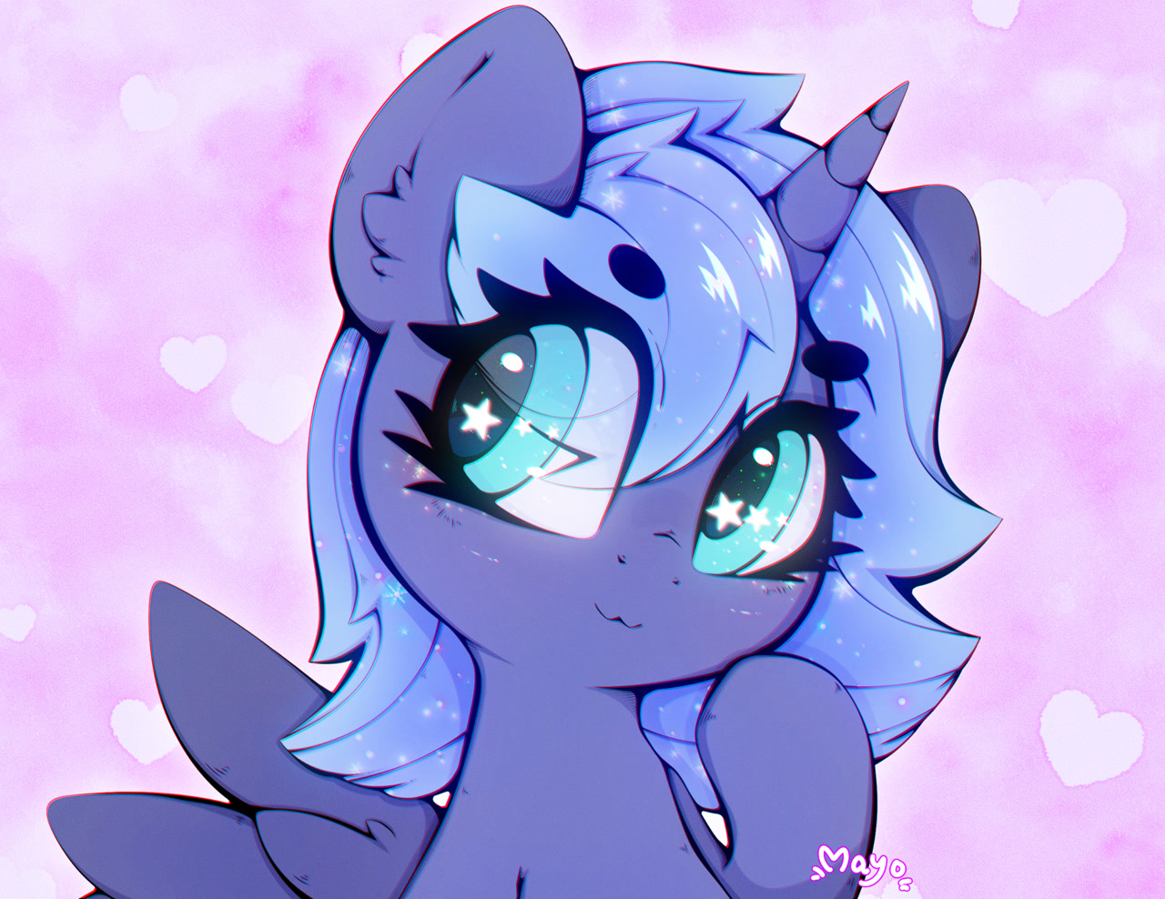 #3825295 - safe, artist:zokkili, princess luna, alicorn, pony, g4, :3 ...