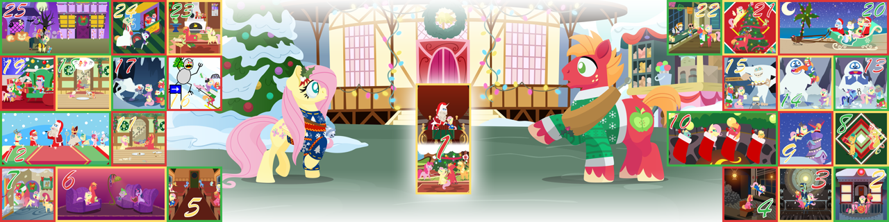 #3837453 - safe, anonymous artist, alice the reindeer, applejack ...