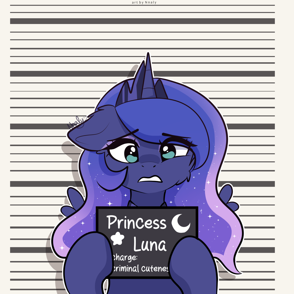 #3839636 - safe, artist:nnaly, princess luna, alicorn, pony, series ...