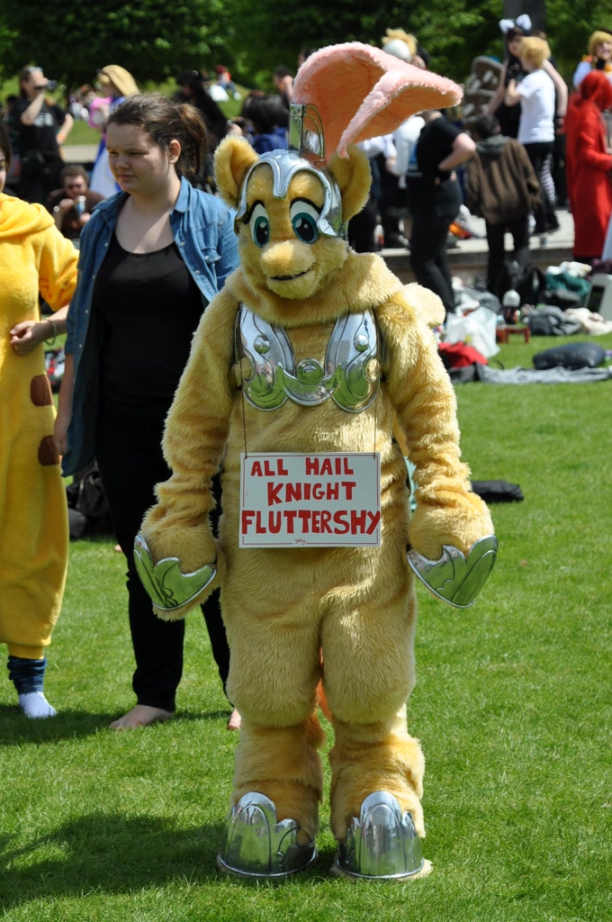 #3840063 - safe, fluttershy, human, g4, armor, fursuit, irl, irl human ...