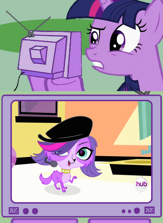 #126673 - safe, twilight sparkle, dog, pony, exploitable meme, hub logo ...