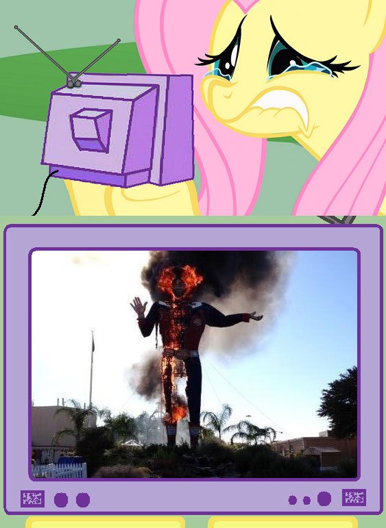 #127009 - safe, fluttershy, pony, g4, big tex, exploitable meme ...