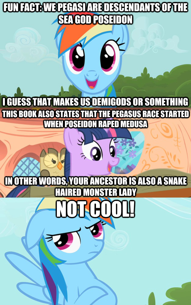 #111620 - suggestive, rainbow dash, twilight sparkle, gorgon, pegasus ...