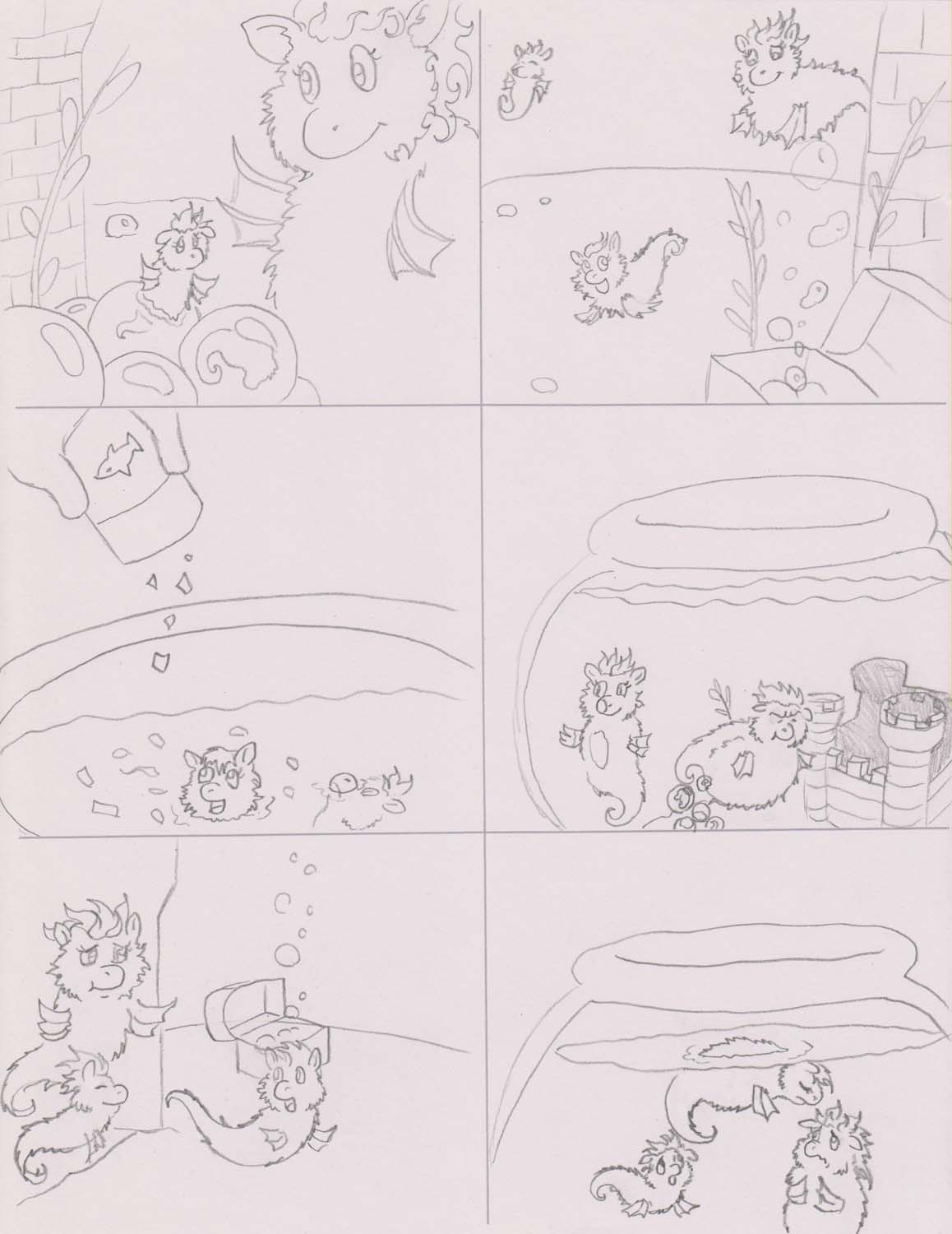 #131770 - grimdark, artist:santanon, fluffy pony, sea pony, comic ...