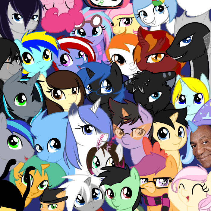 #132924 - safe, pinkie pie, scootaloo, snails, oc, bill cosby, cosplay ...