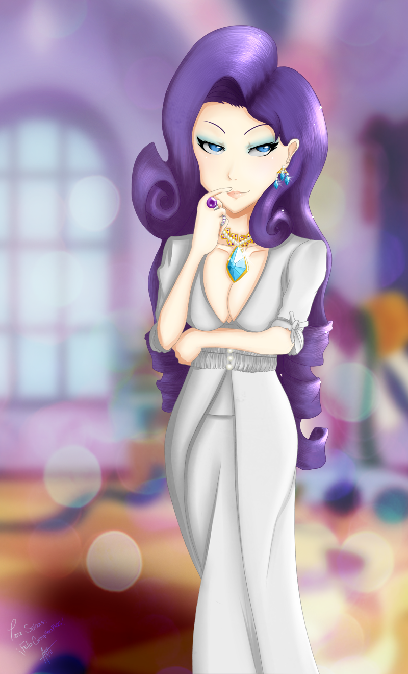 #137662 - safe, artist:ares0silvers, rarity, human, female, humanized, solo - Derpibooru