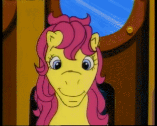 #117085 - animated, bon bon (g1), derp, g1, green face, happy birthday ...