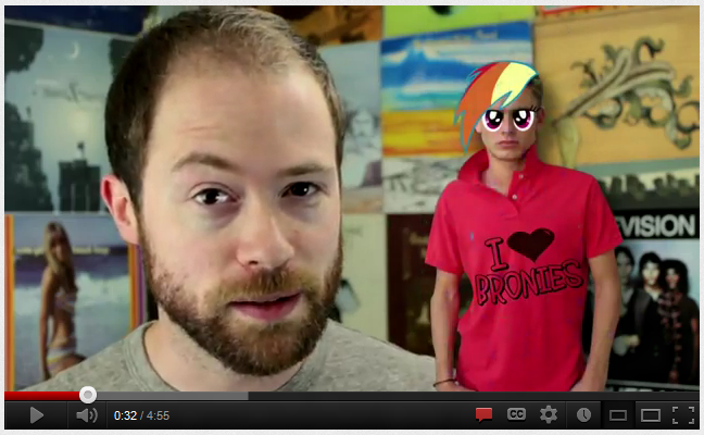 #117557 - safe, rainbow dash, human, irl, mike rugnetta, pbs idea ...