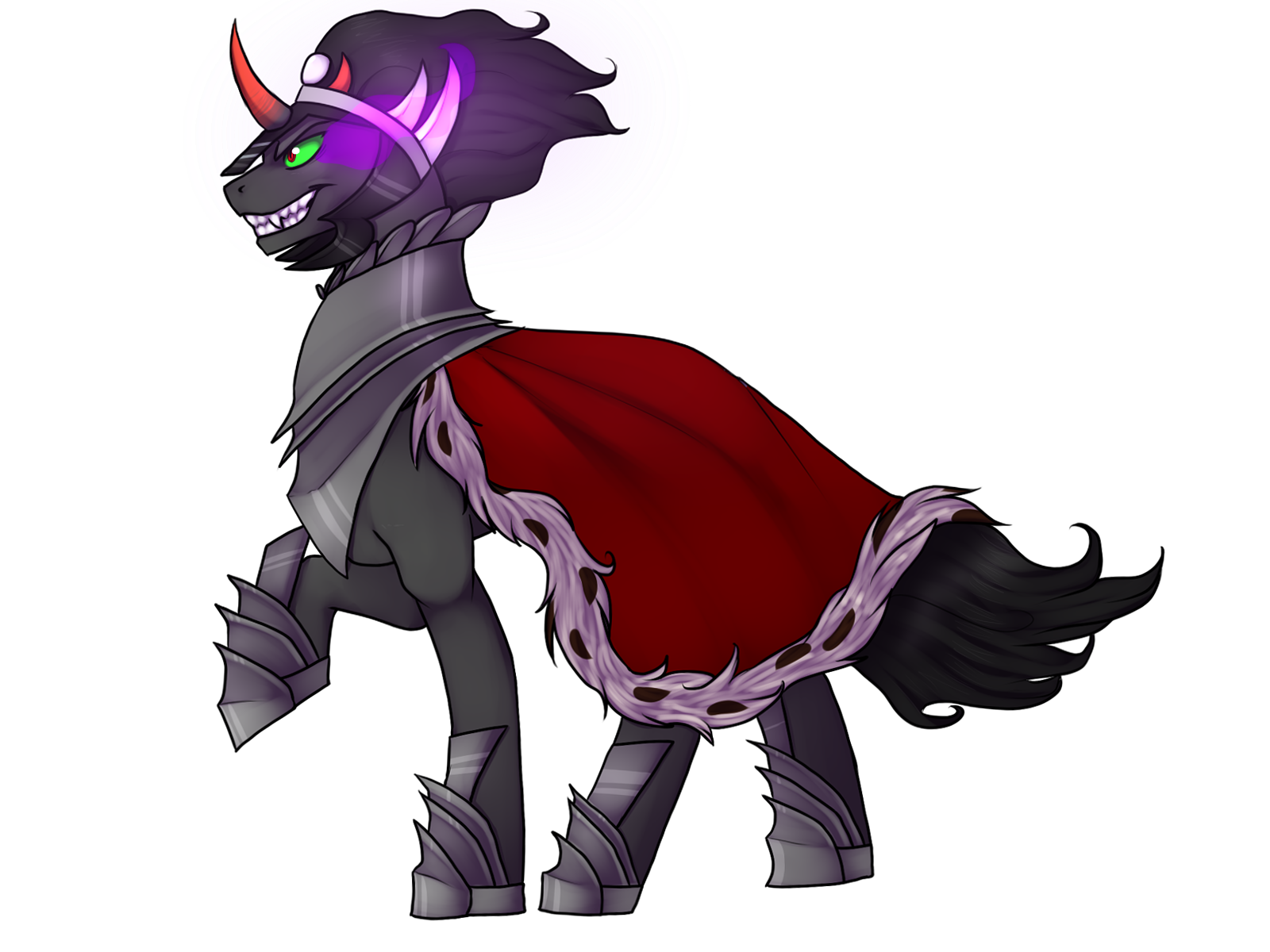 #148664 - safe, artist:ninetail-fox, king sombra, pony, umbrum, unicorn ...