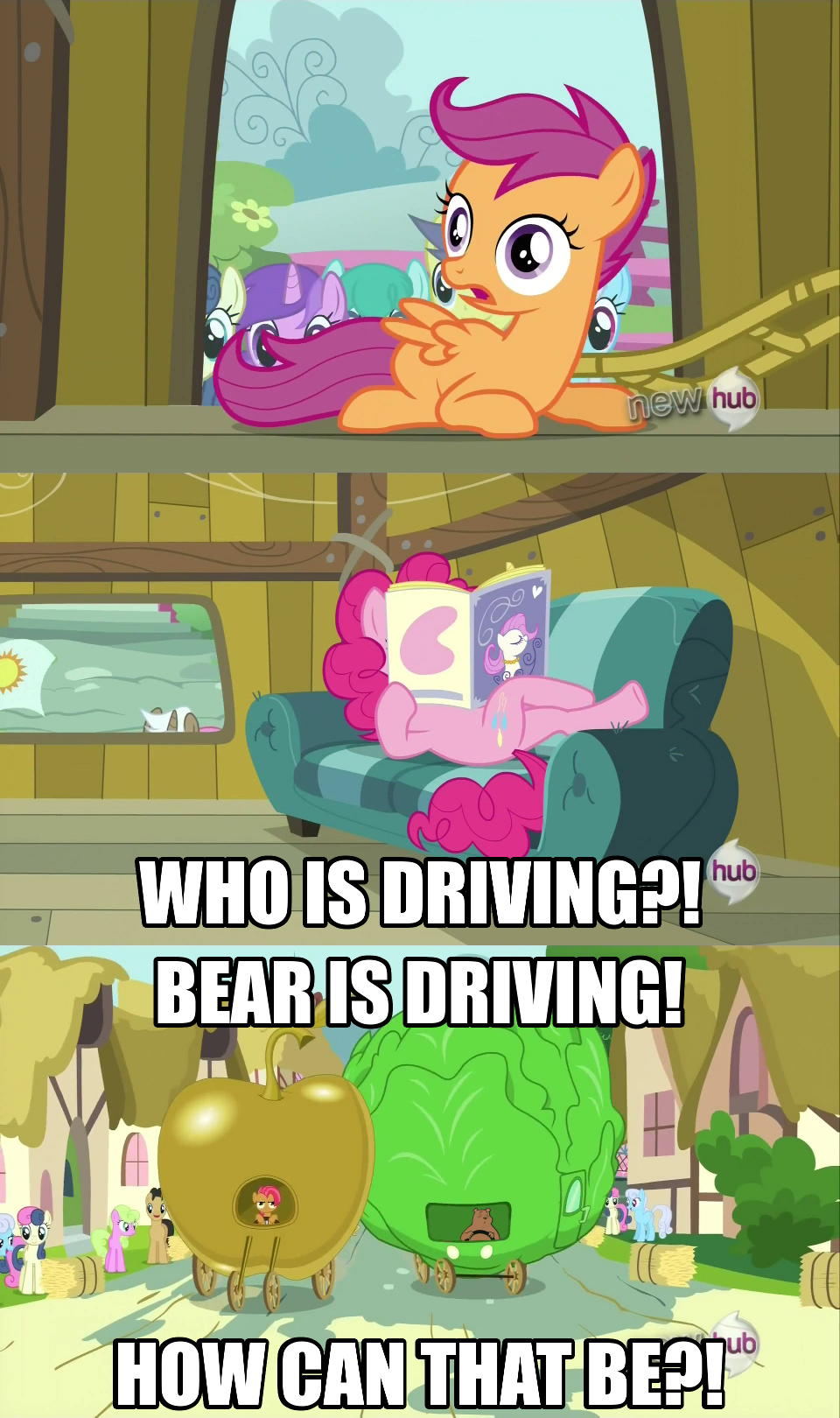 #162321 - safe, edit, edited screencap, screencap, amethyst star, babs seed, bon bon, cherry ...