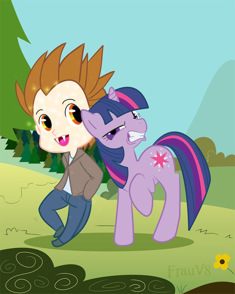 #166079 - safe, artist:frauv8, twilight sparkle, vampire, angry ...