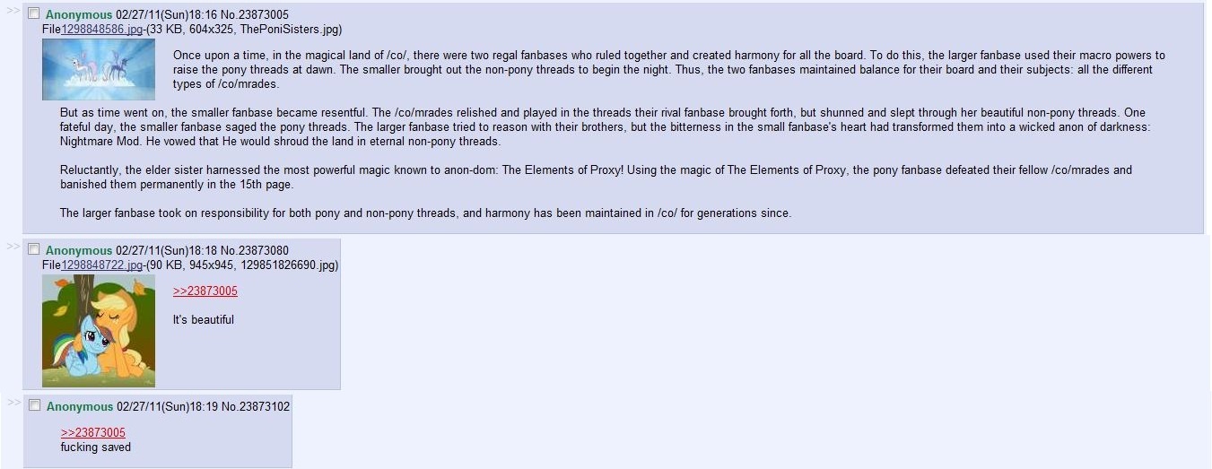 #167636 - safe, /co/, 4chan, 4chan screencap - Derpibooru