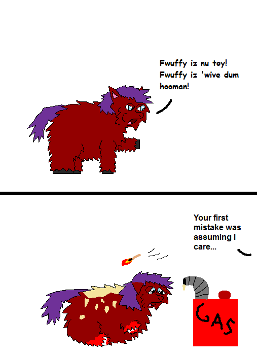 #167848 - grimdark, artist:fortune, fluffy pony, 2 panel comic ...