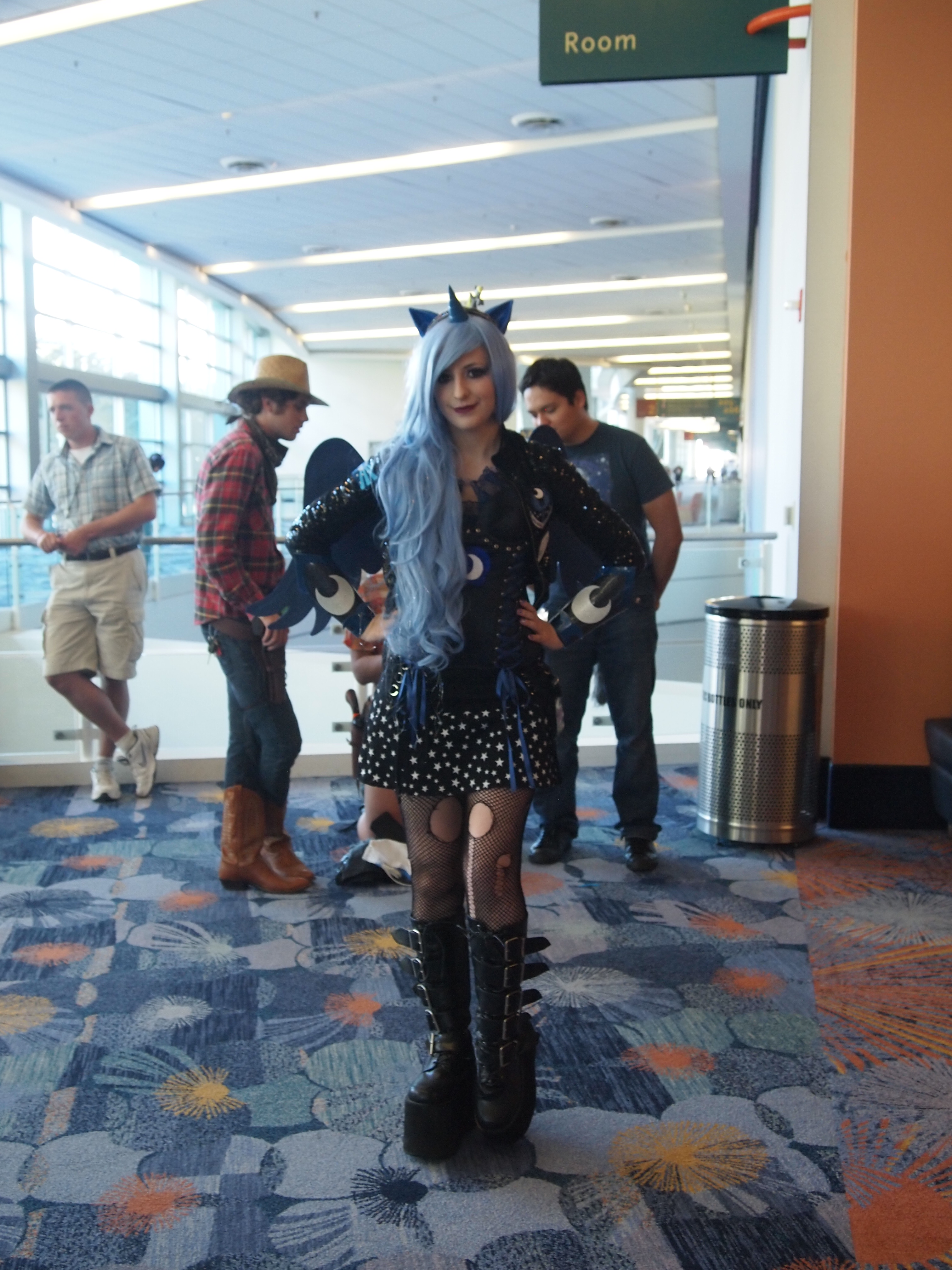 #142868 - safe, princess luna, human, cosplay, equestria la, irl, irl ...
