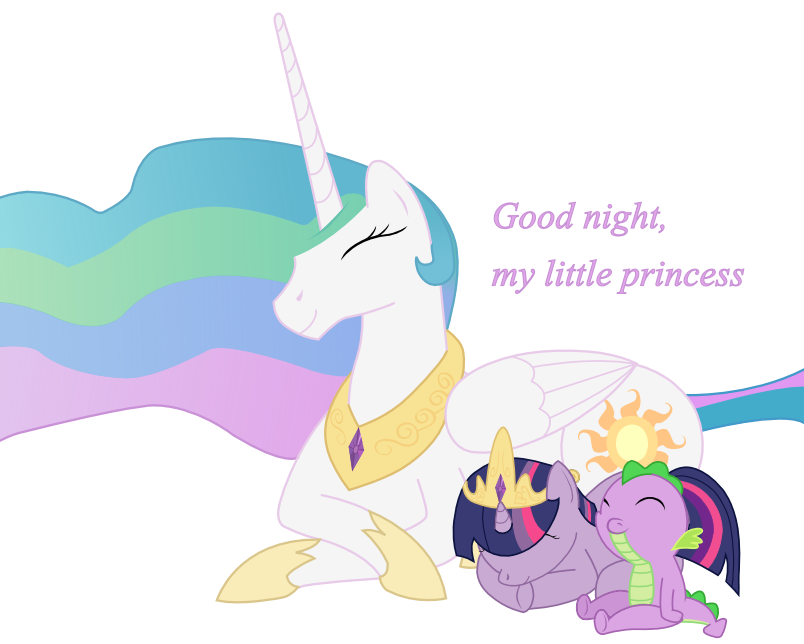 #144747 - safe, artist:fimstargazer, princess celestia, spike, twilight ...