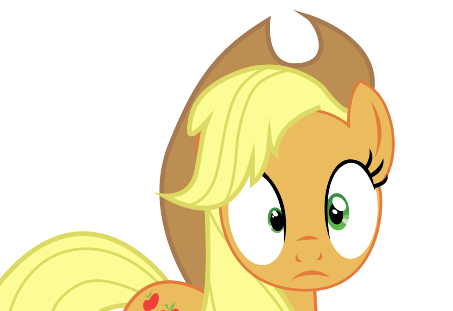 #145350 - safe, applejack, imminent death, scared, simple background ...