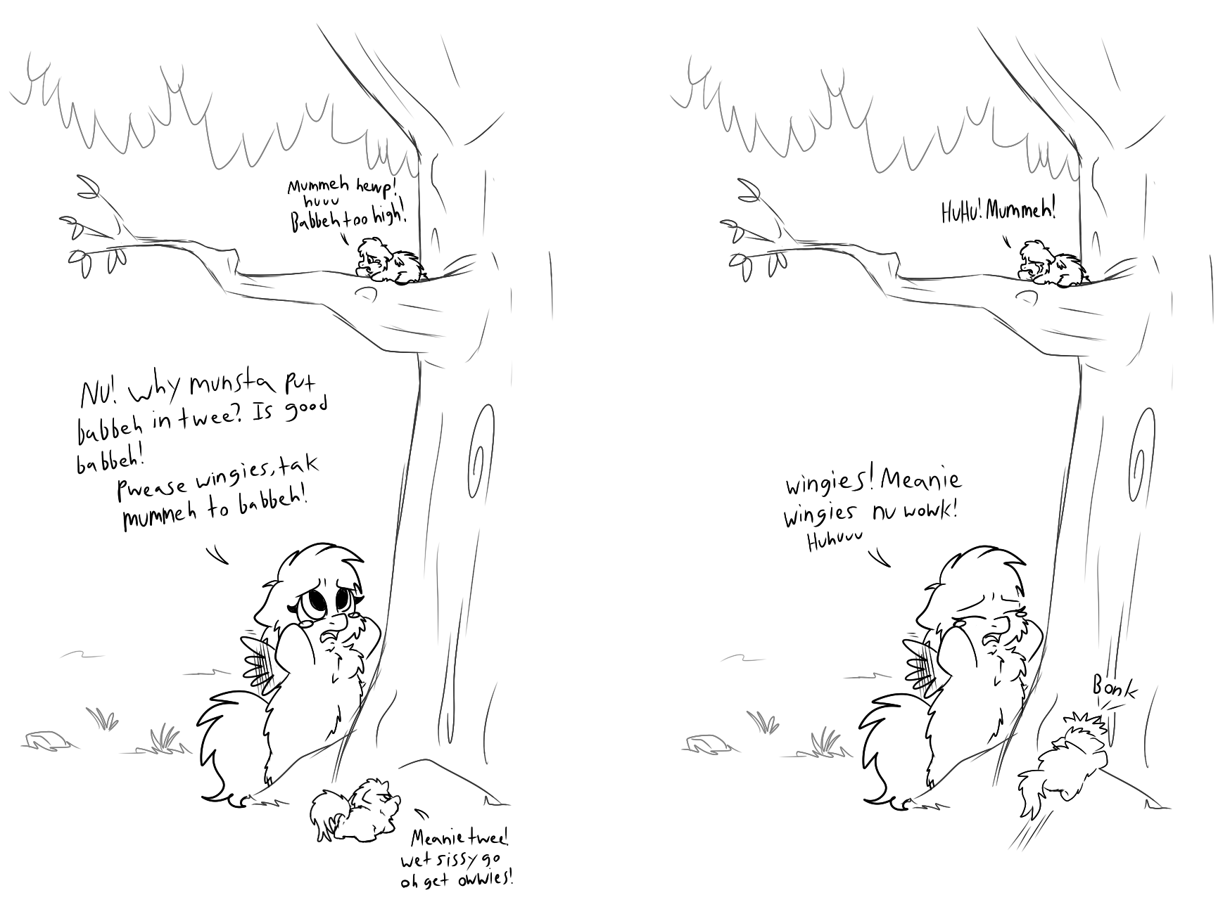 #178349 - safe, artist:skoon, fluffy pony, pegasus, pony, cheek puffing ...