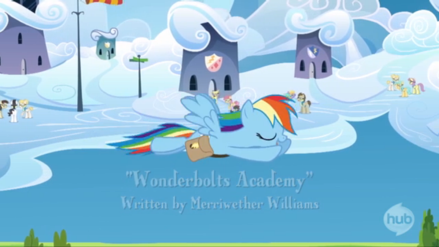 #181346 - safe, screencap, cloud kicker, crescent pony, dizzy twister ...