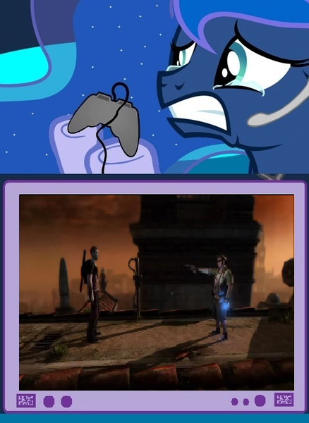 #189474 - safe, princess luna, pony, gamer luna, cole macgrath, evil ...