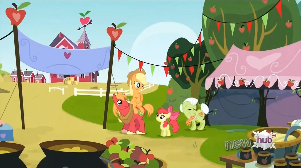 #190441 - safe, applejack, big macintosh, granny smith, earth pony ...