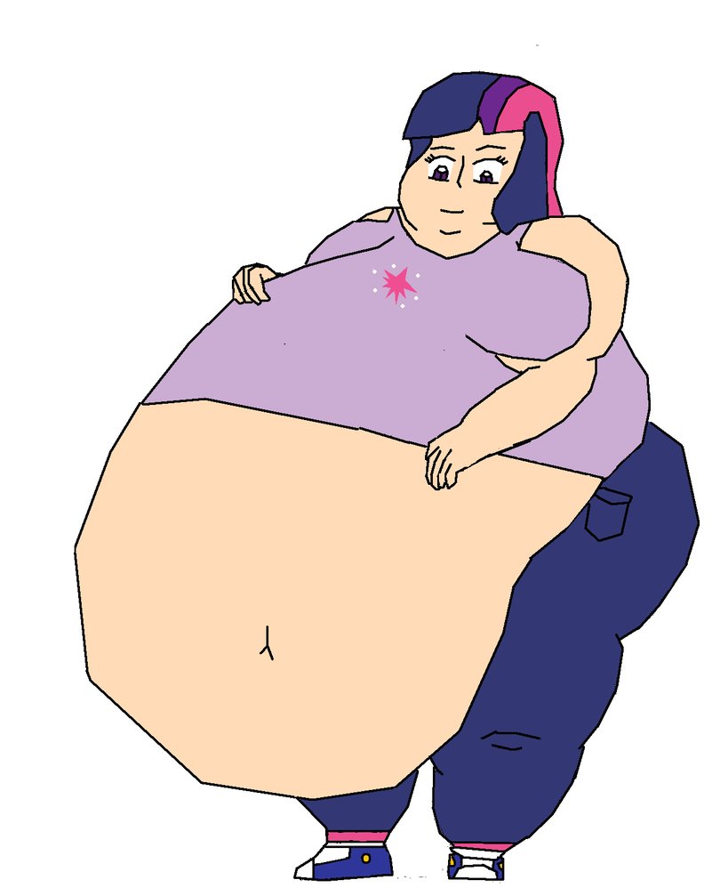 #191329 - artist needed, safe, twilight sparkle, human, g4, belly, fat ...
