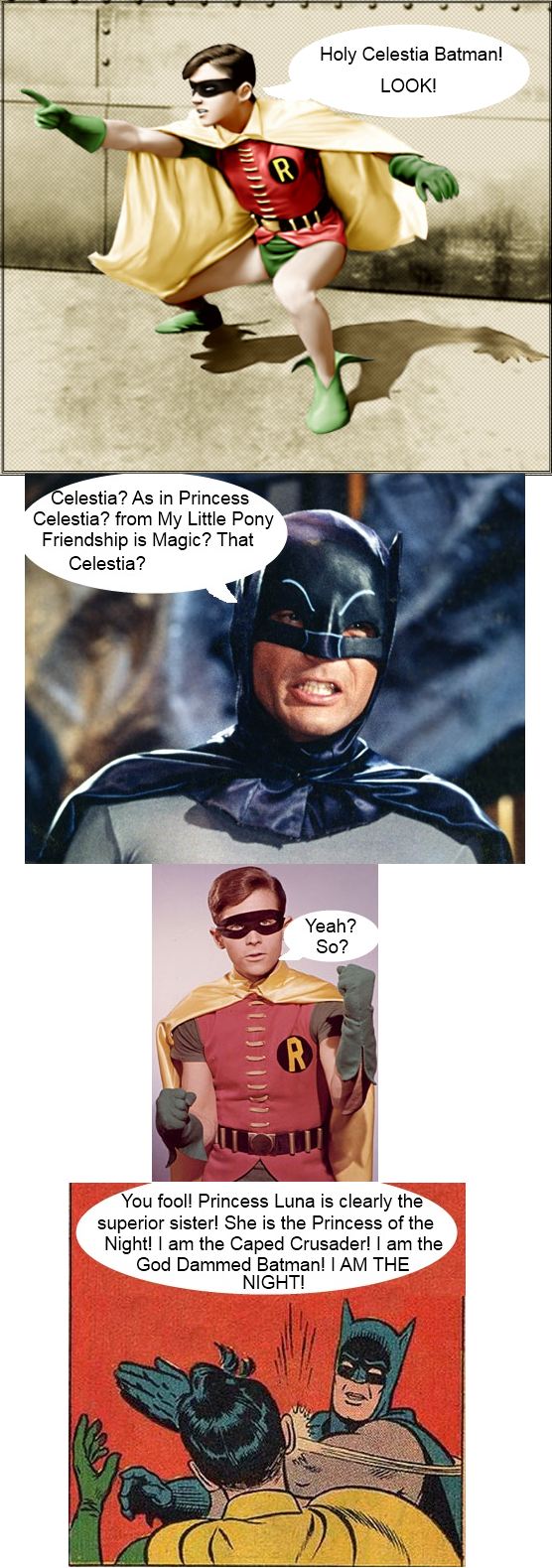 #194112 - safe, princess luna, 60s batman, adam west, batman, batman ...