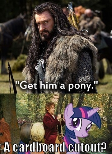 #194498 - safe, twilight sparkle, bilbo baggins, cardboard cutout ...